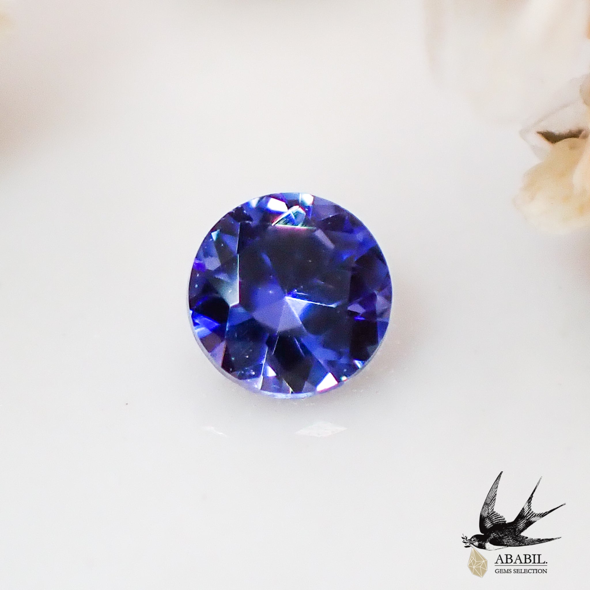 天然ベニトアイト0.056ct【アメリカ】★濃いめ希少石★多色性宝石 – ABABIL.gems