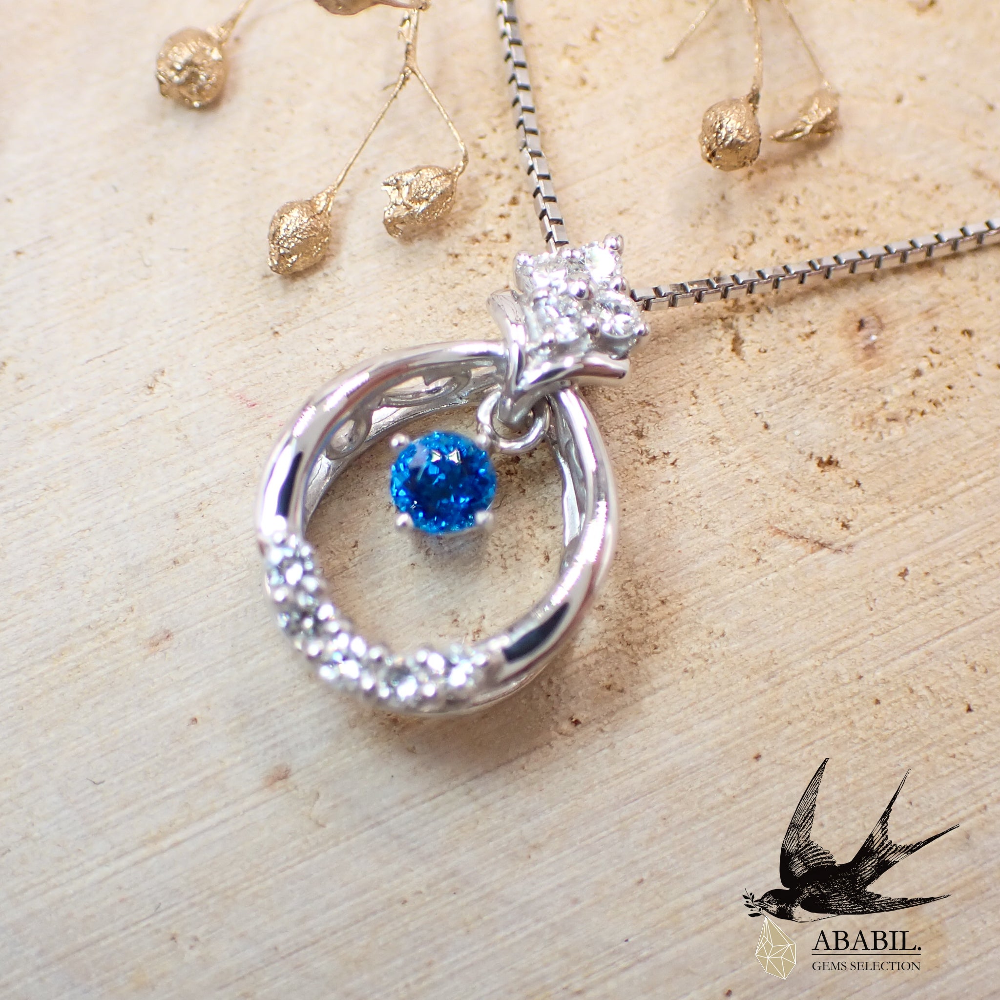 Artwork・揺れるペンダントトップ・小粒でも存在感ある【アウイナイト】 – ABABIL.gems